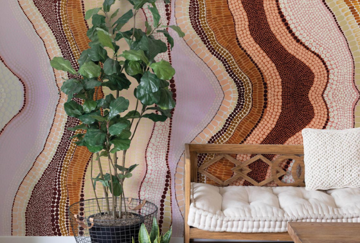 Land Patterns- Type II Vinyl Wallpaper - Emro Designs