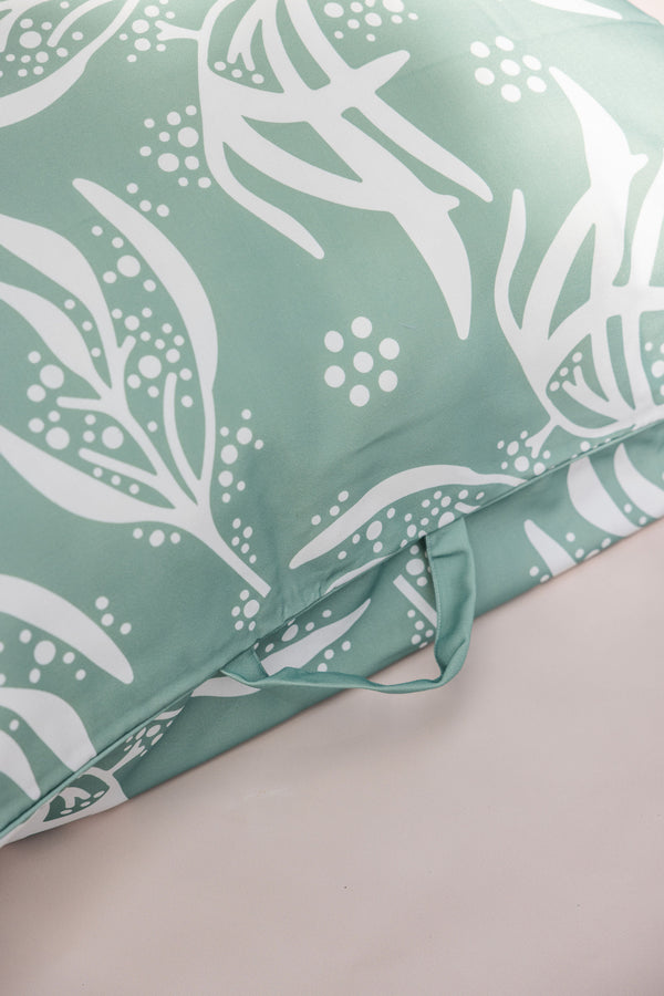 Green Wattle Outdoor cushion cover - Emro Designs